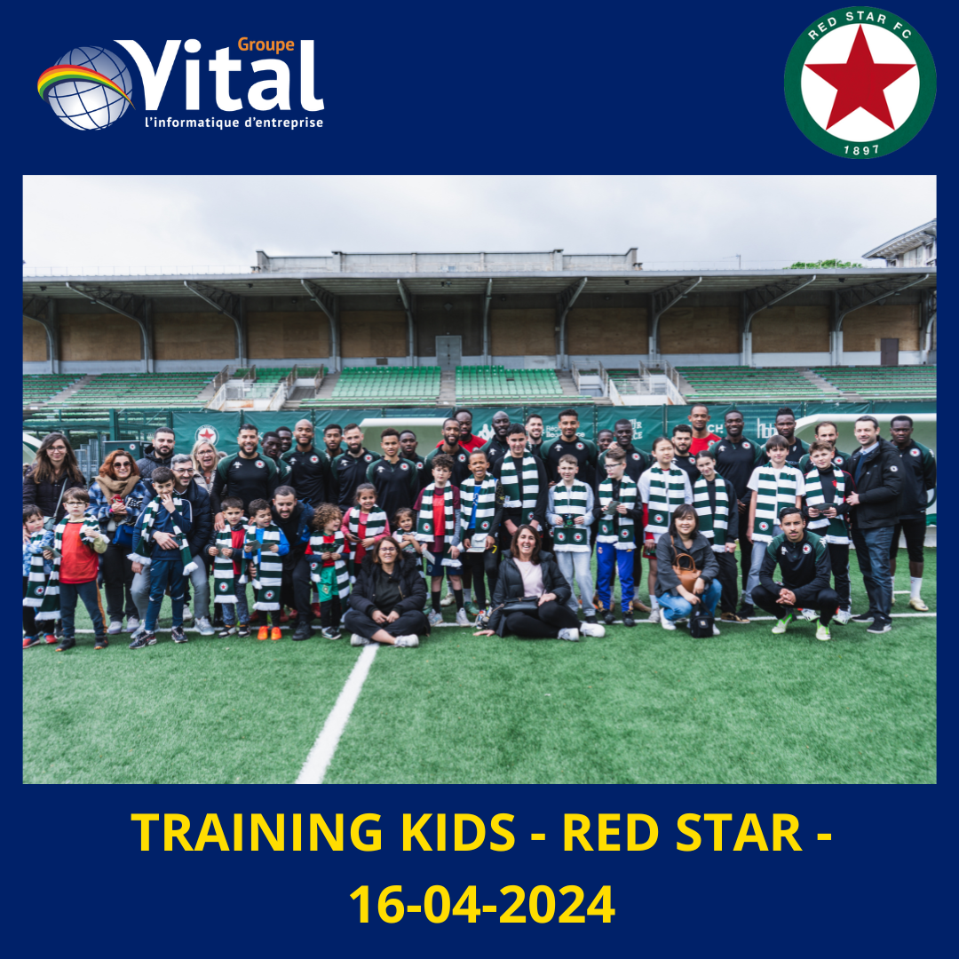 Training Kids avec le Red Star FC : Une journée mémorable pour les ...